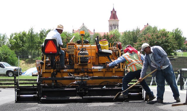 Concrete Wheel Stops Install in Austin | Car Stops | Parking Curbs